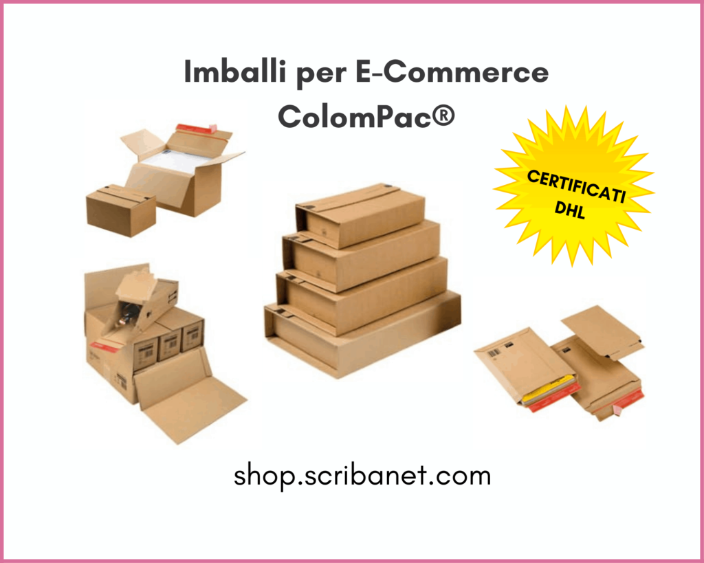 Scopri la linea imballo di scatole e buste ColomPac®