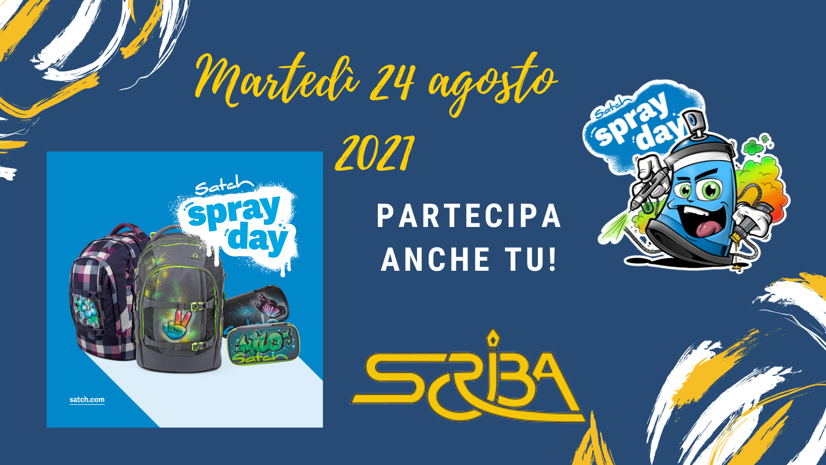 Ritorna il Satch Spray Day: il 24 agosto 2021 scegli e personalizza il ...