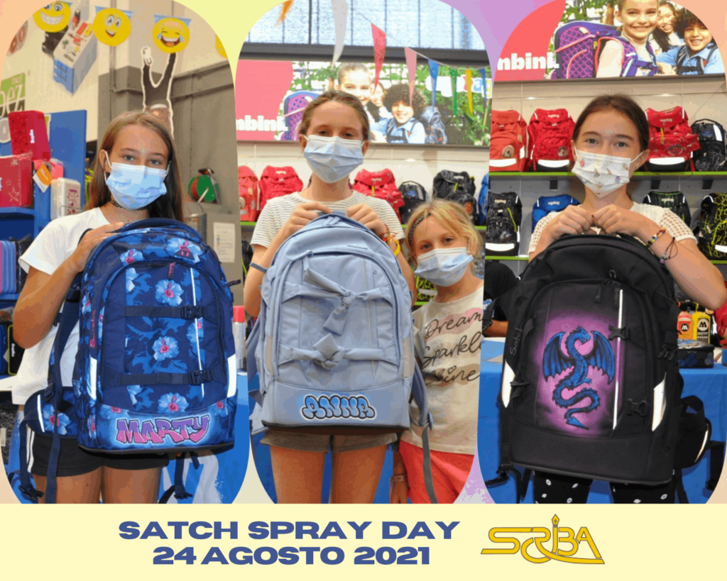 Satch Spray Day: rendi unico il tuo zaino - Scriba
